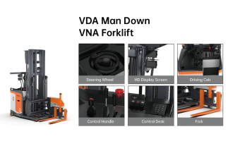 Magnetic Guide Electric VNA Forklifts Manufacturers - Zowellforklifts.com